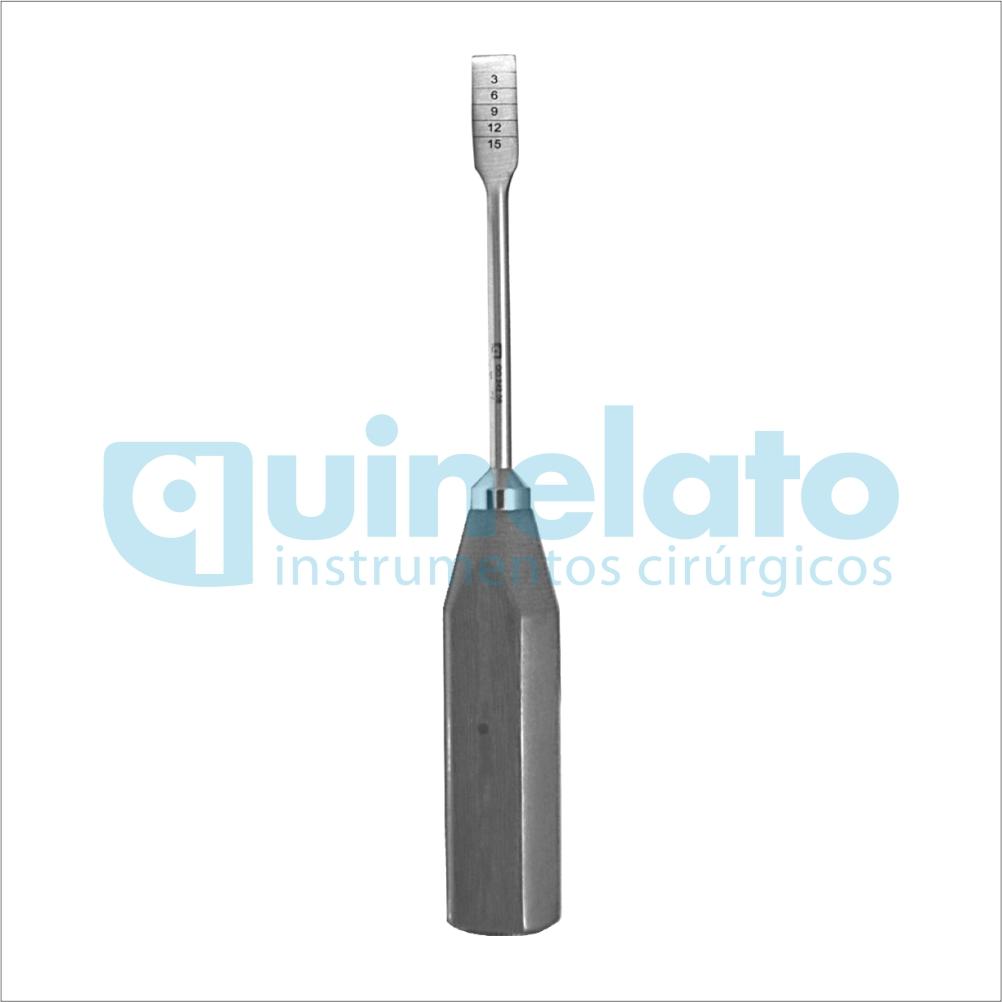 Osteótomo Lexer Mini Reto 10mm - Quinelato